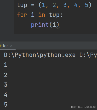 萌新学 Python 之 for 循环语句_python for i in int-CSDN博客