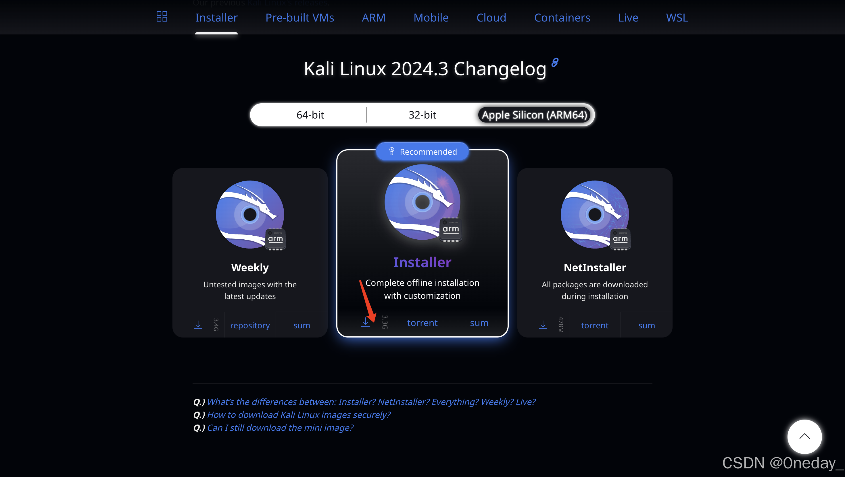 MAC（M3芯片） 安装最新版本kali系统超详细_kali mac-CSDN博客