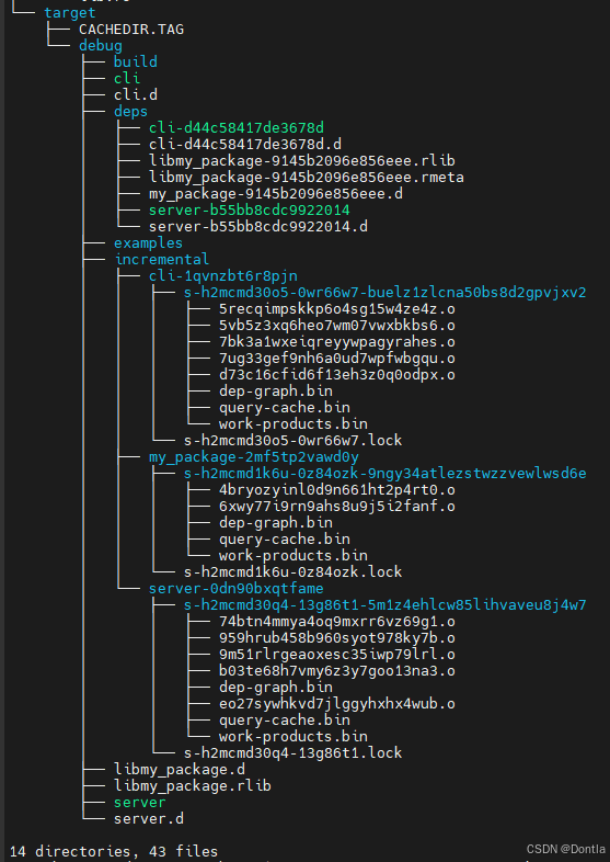 Rust crate与Rust package区别（Package可包含零个或一个库crate和多个二进制crate）（Rust默认入口文件src/main.rs、src/lib.rs包根 ...
