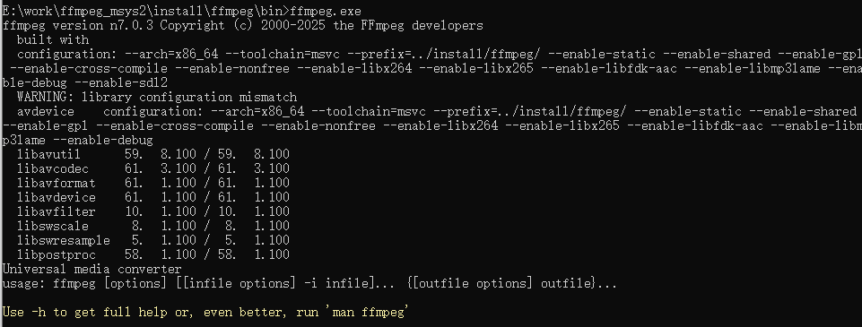 ffmpeg在windows系统(msvc方式)编译详细流程_msvc编译ffmpeg-CSDN博客