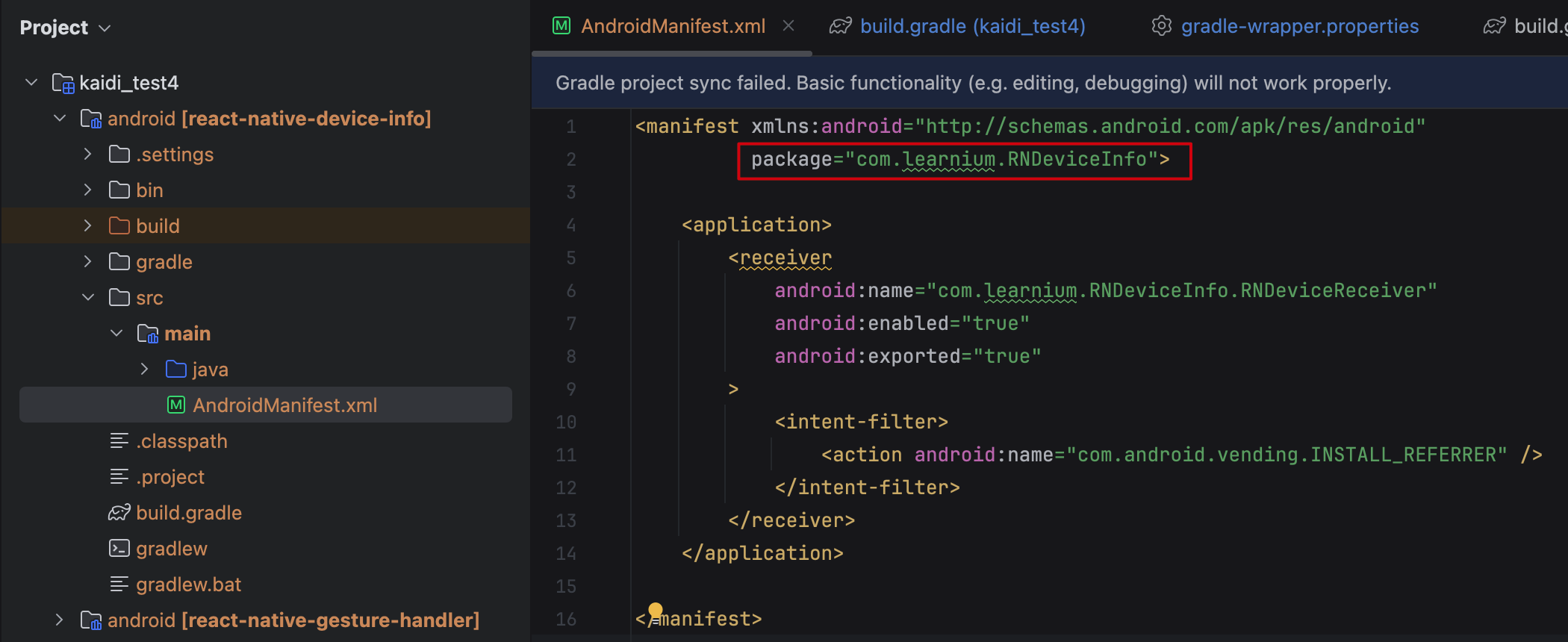 React-Native Android端 AGP升级8.0+ 不修改第三方库添加namespace compile改为implementation_agp 8 namespace第三方库 ...
