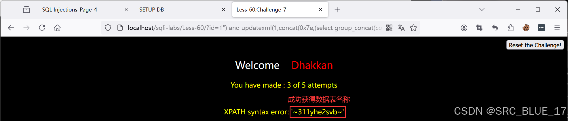SQLI LABS | Less-60 GET-Challenge-Double Query-5 Queries Allowed-Variation 3_less-60:challenge ...