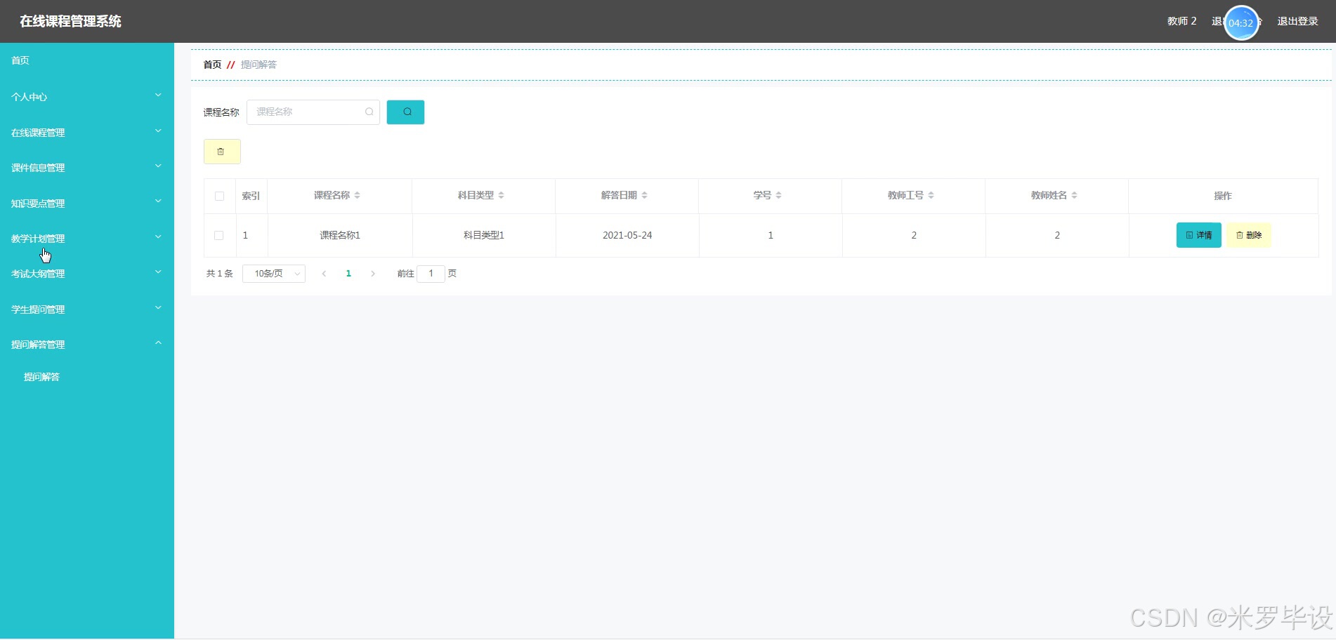 基于springboot在线课程管理系统【附源码文档】基于springboot框架的在线课程系统前端使用html Csdn博客