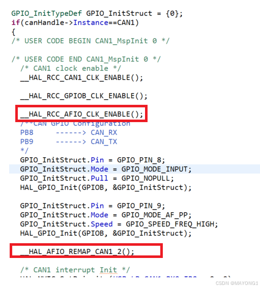 STM32F103 stm32cubemx配置CAN后不工作_stm32cubemax can stm32f103-CSDN博客