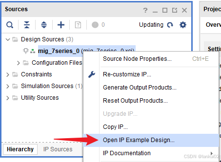【vivado】vivado2018.3 can not generate ddr3 example , top module is invalid ?_invalid top module ...