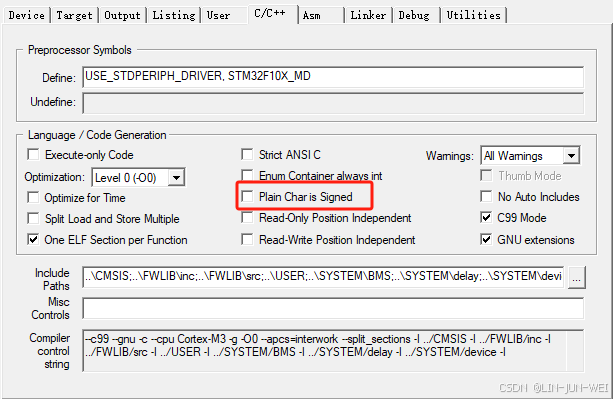 [单片机]Keil中char类型的符号问题_keil c int char-CSDN博客