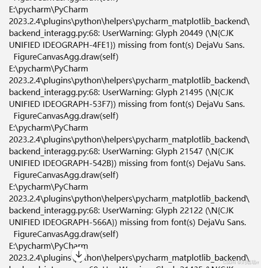 UserWarning: Glyph 21435 (\N{CJK UNIFIED IDEOGRAPH-53BB}) missing from font(s) DejaVu Sans.-CSDN博客