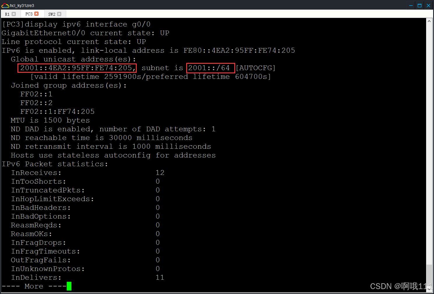 H3C IPv6实验 -CSDN博客