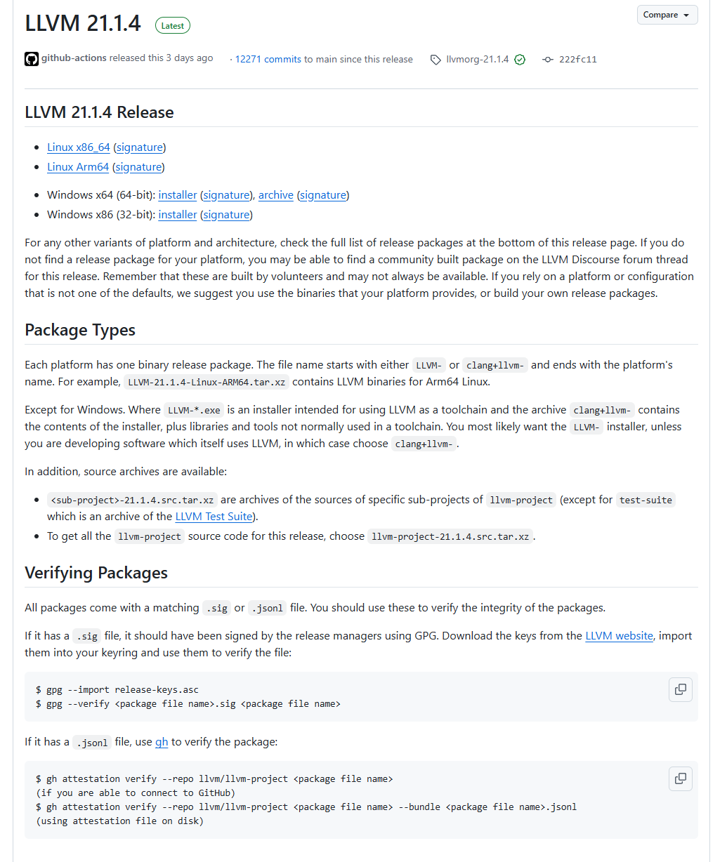 LLVM Clang发布V21.1.4，各家IDE使用的Clang全部来自这个, 比如MDK AC6_clang21.1.4下载-CSDN博客
