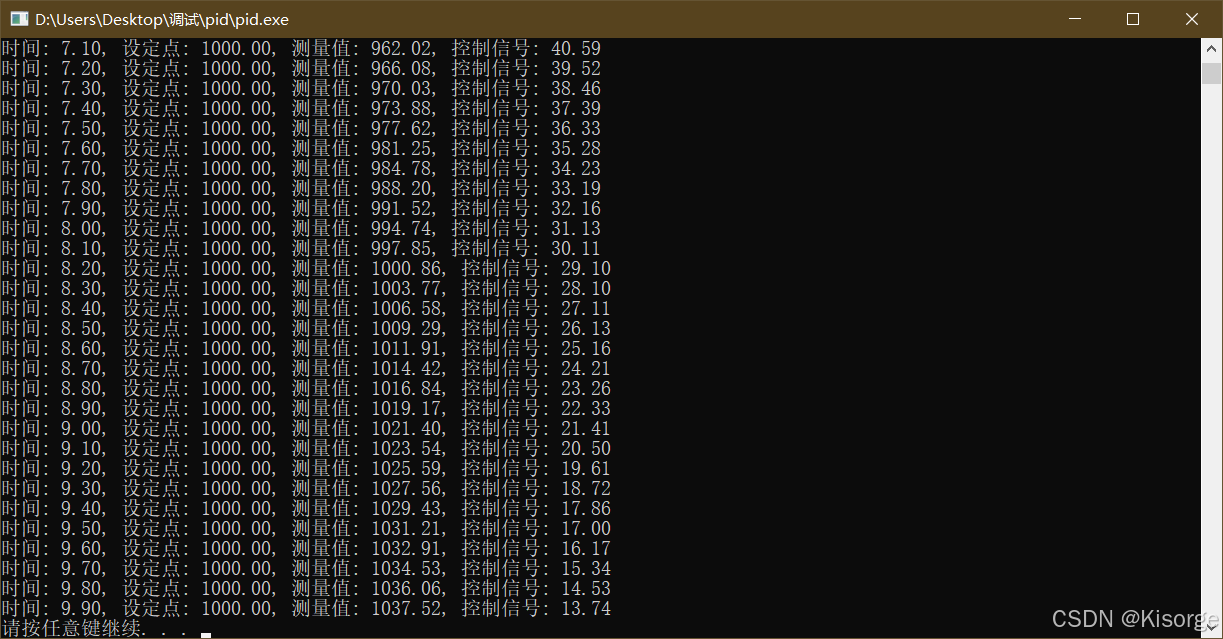 【控制学】经典控制——PID控制器与C语言实现_pid c语言-CSDN博客