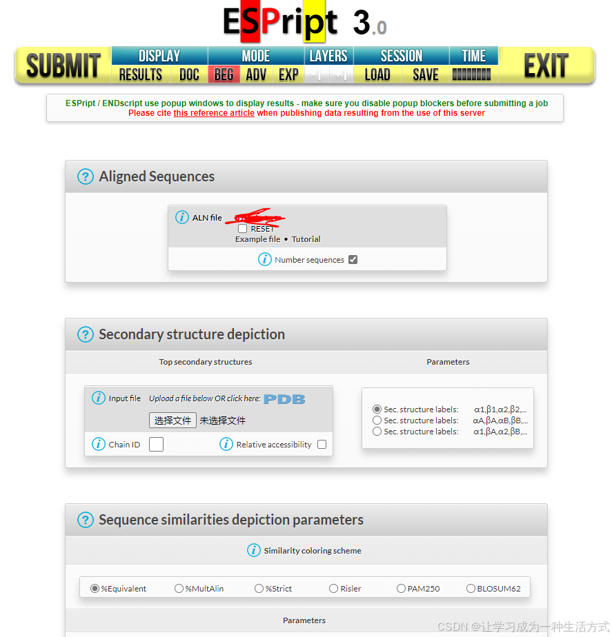 ESPript 3.0（多序列比对结果绘图）-生信工具55-CSDN博客