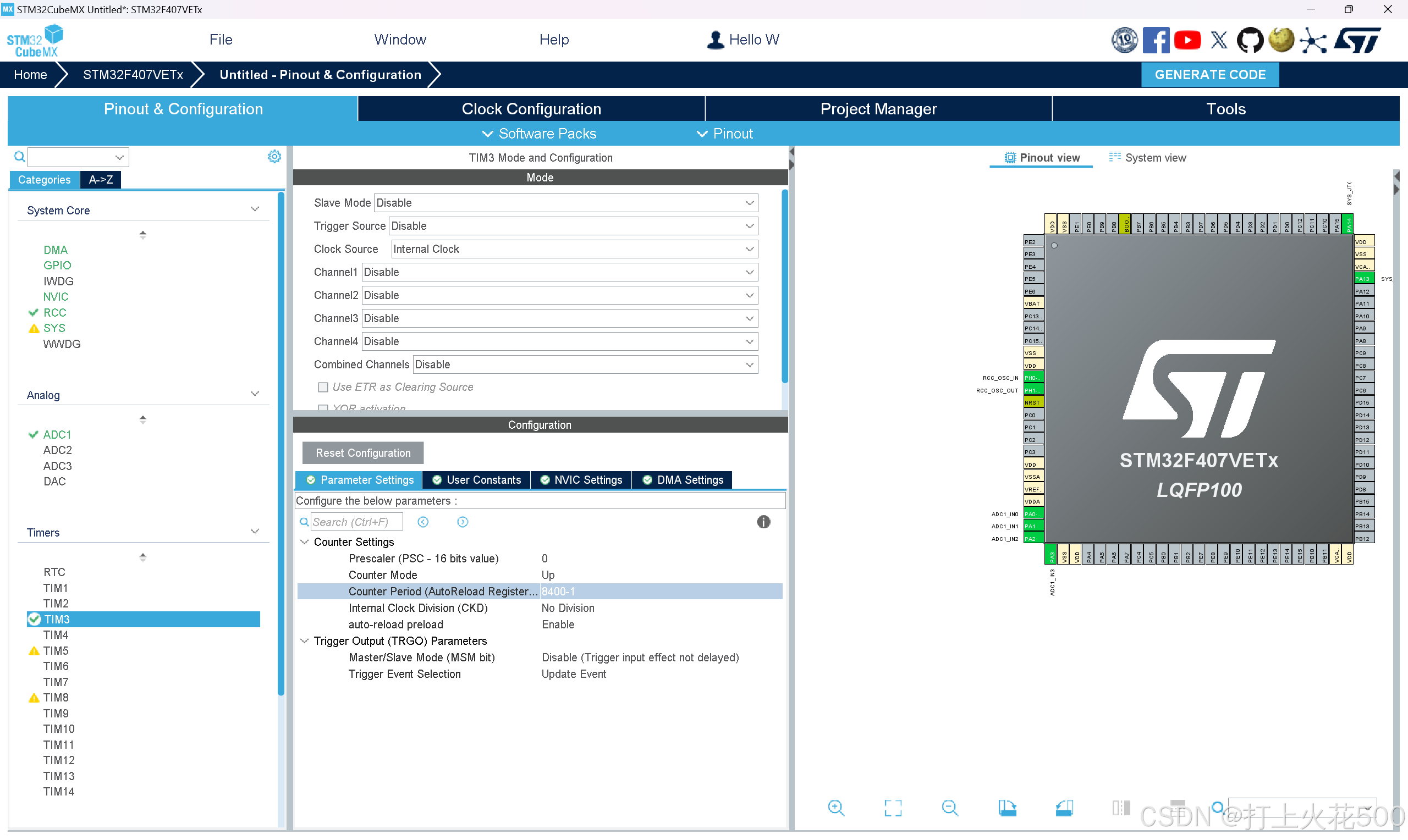 stm32f407可调采集频率的adc采集_stm32f407 adc采样频率-CSDN博客