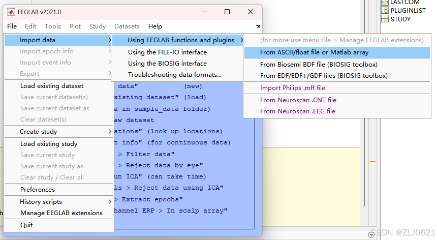 EEGLAB读取locs文件生成空间位置文件-CSDN博客