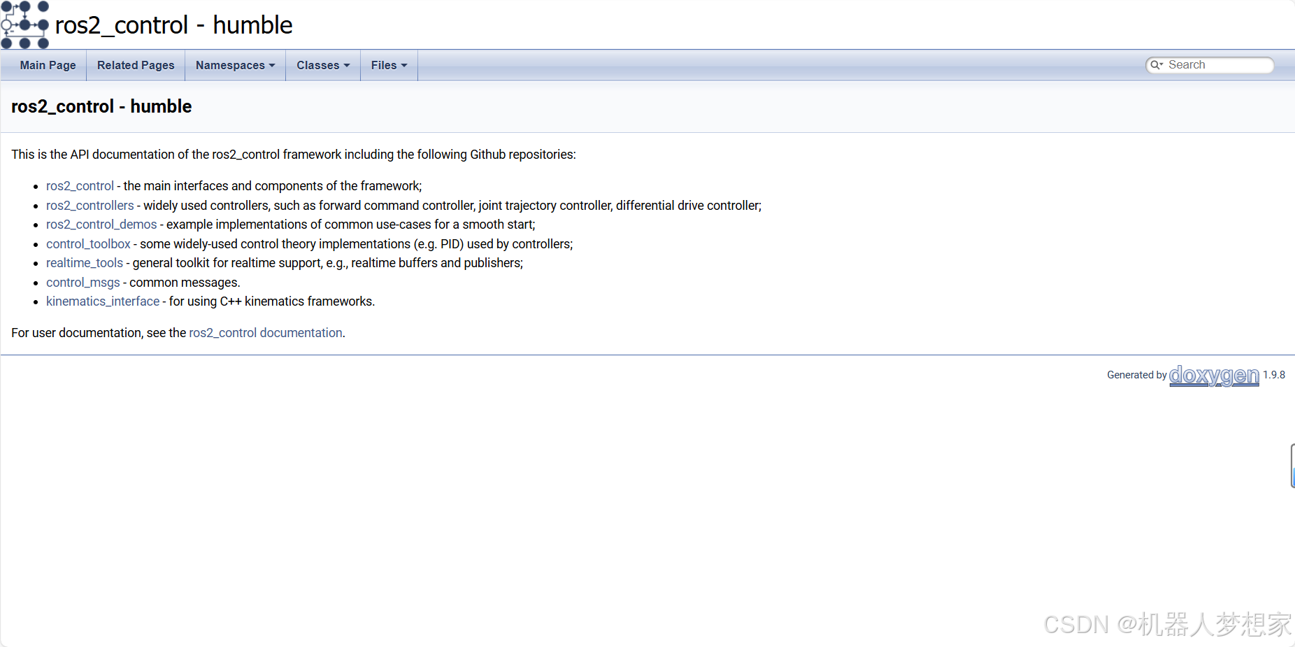 ROS2 各依赖库说明文档及API检索汇总分享（humble jazzy rolling等）_ros2jazzy和humble-CSDN博客