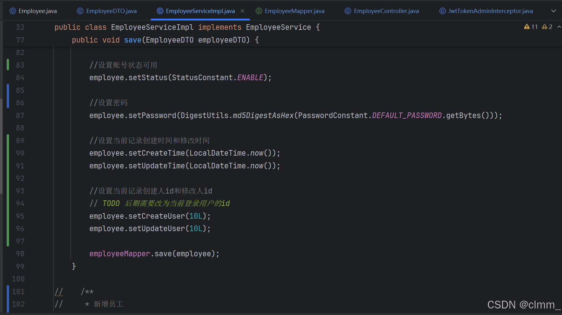 JWT 与 ThreadLocal协作实现信息传递（苍穹外卖员工管理）_jwt配合线程-CSDN博客