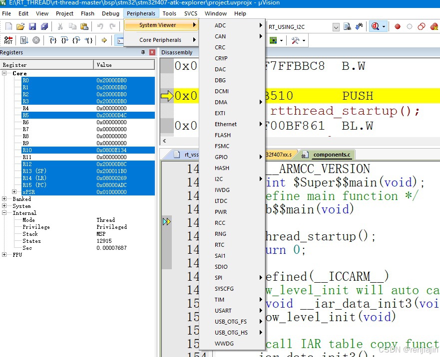高版本Keil在STM32芯片，debug状态下无法显示寄存器的解决方法。_svdconv.exe-CSDN博客