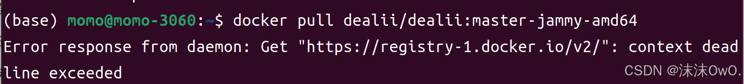 通过设置代理解决Error response from daemon: Get “https://registry-1.docker.io/v2/“: context deadline ...