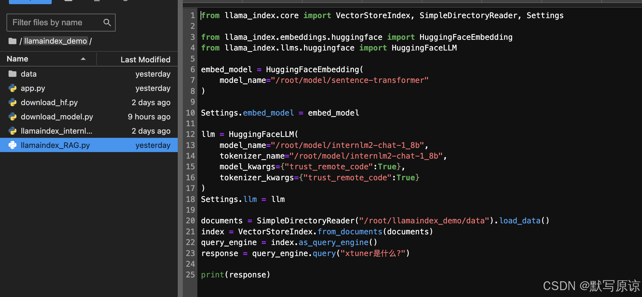 Llamaindex RAG实践_llamalndex-CSDN博客