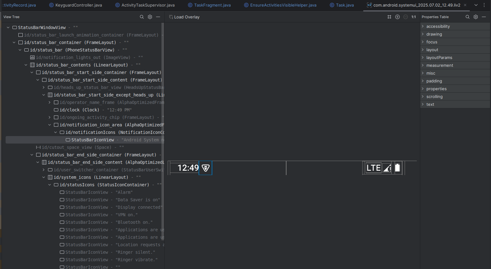 如何解决AndroidStudio自带的LayoutInspector工具无法抓取到布局/StatusBar布局如何抓？_layout inspector-CSDN博客