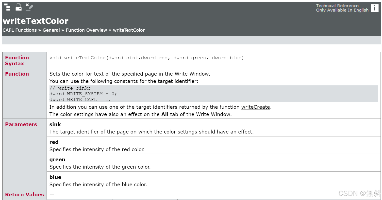 【CAPL实用开发】--- write 类型函数的多样用法_capl语言write 使用例举-CSDN博客