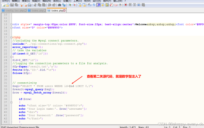 最详细Sqli-labs关卡前十关讲解（手动注入+Sqlmap工具+部分关卡Python脚本注入）_sql注入关卡-CSDN博客