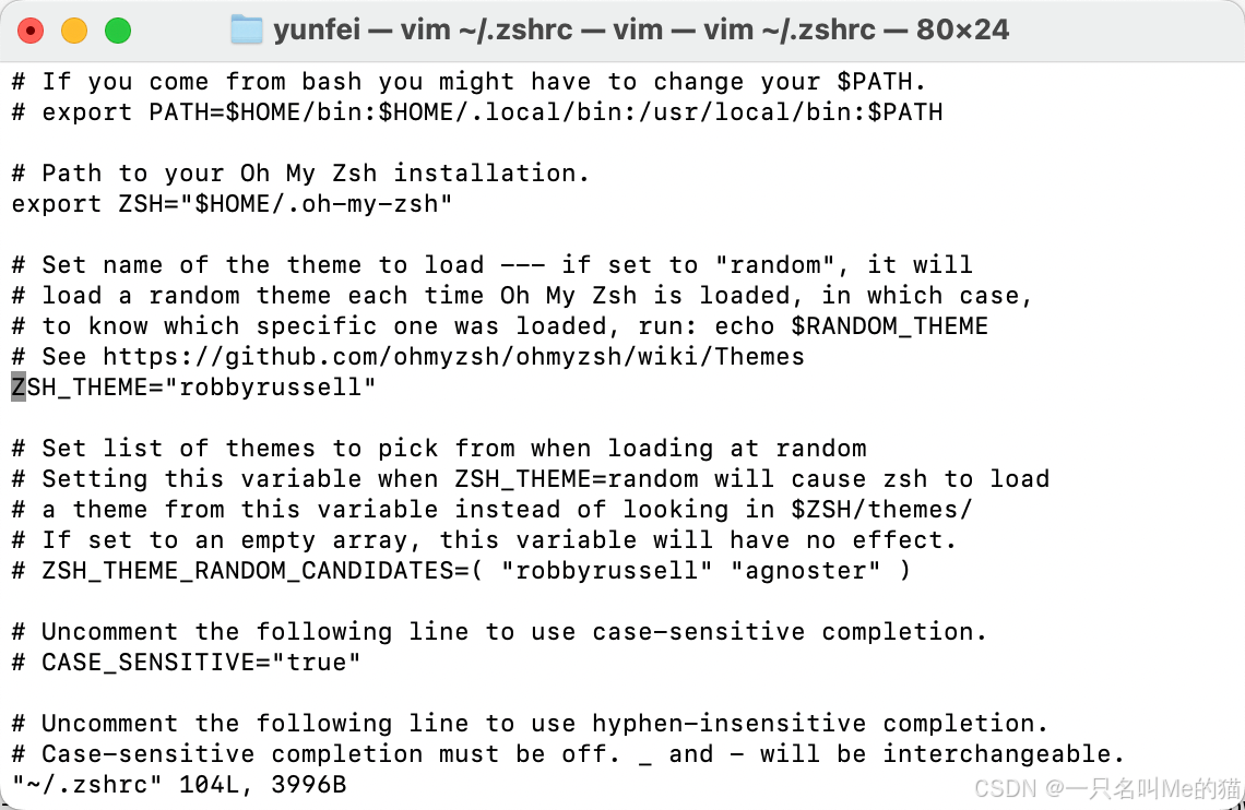 MacOS 配置 oh-my-zsh_macos oh my zsh-CSDN博客
