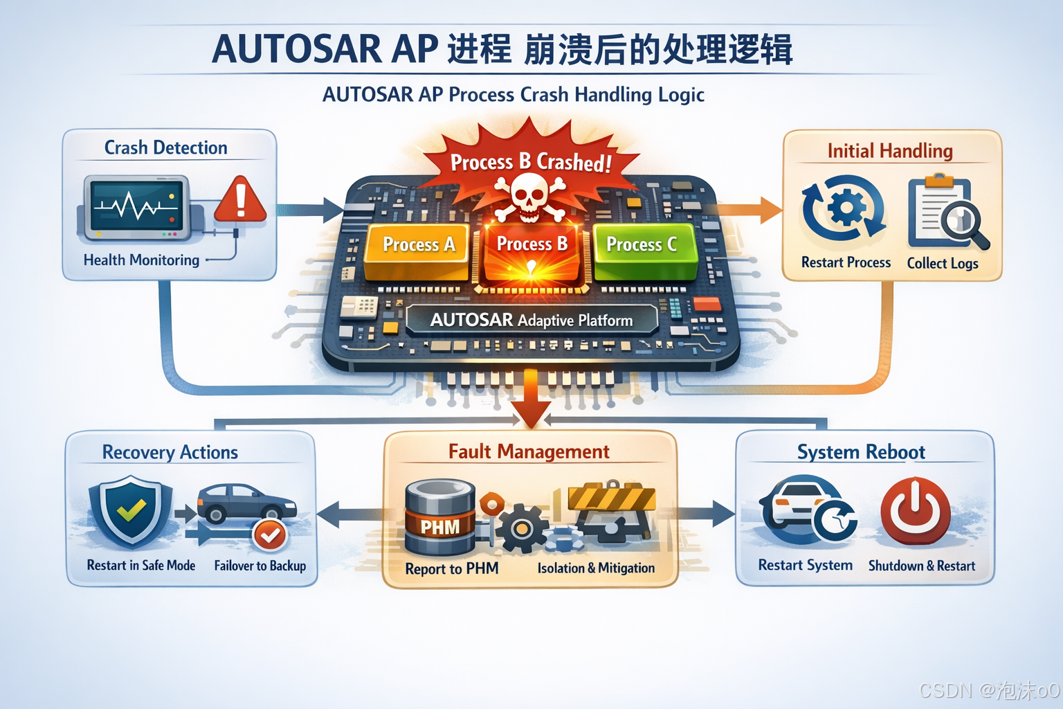 【AUTOSAR AP EM/SM/PHM】AUTOSAR AP 进程 崩溃后的处理逻辑_autosar ap的sm, em-CSDN博客