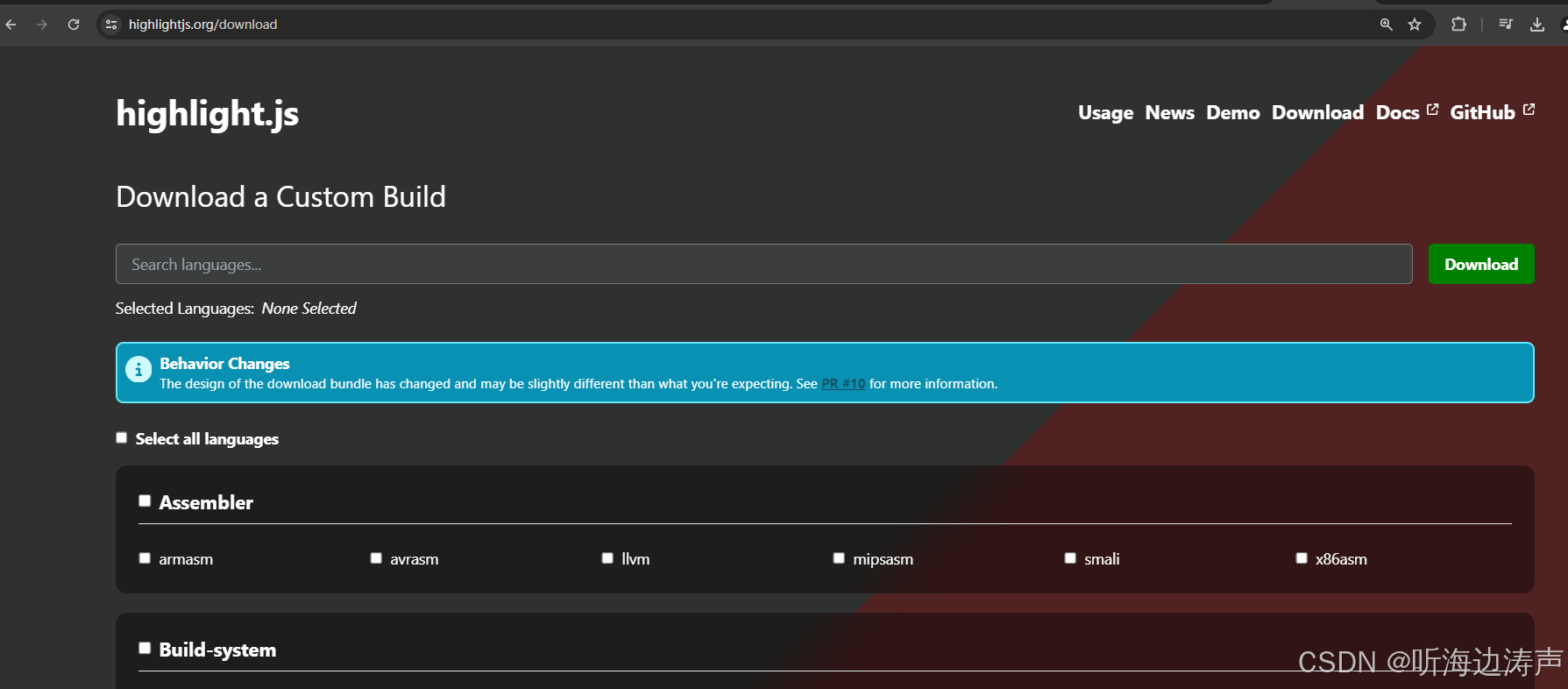 用 highlight.js 高亮显示代码-CSDN博客