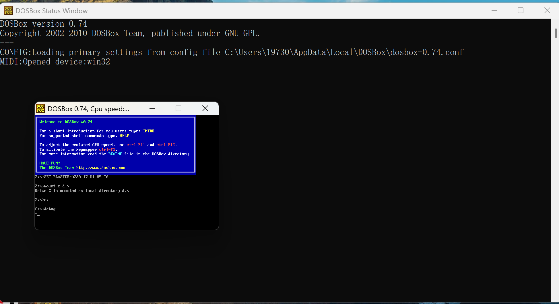 8086 汇编实验：DOS 下使用 DEBUG.EXE 进行汇编指令级单步调试-CSDN博客