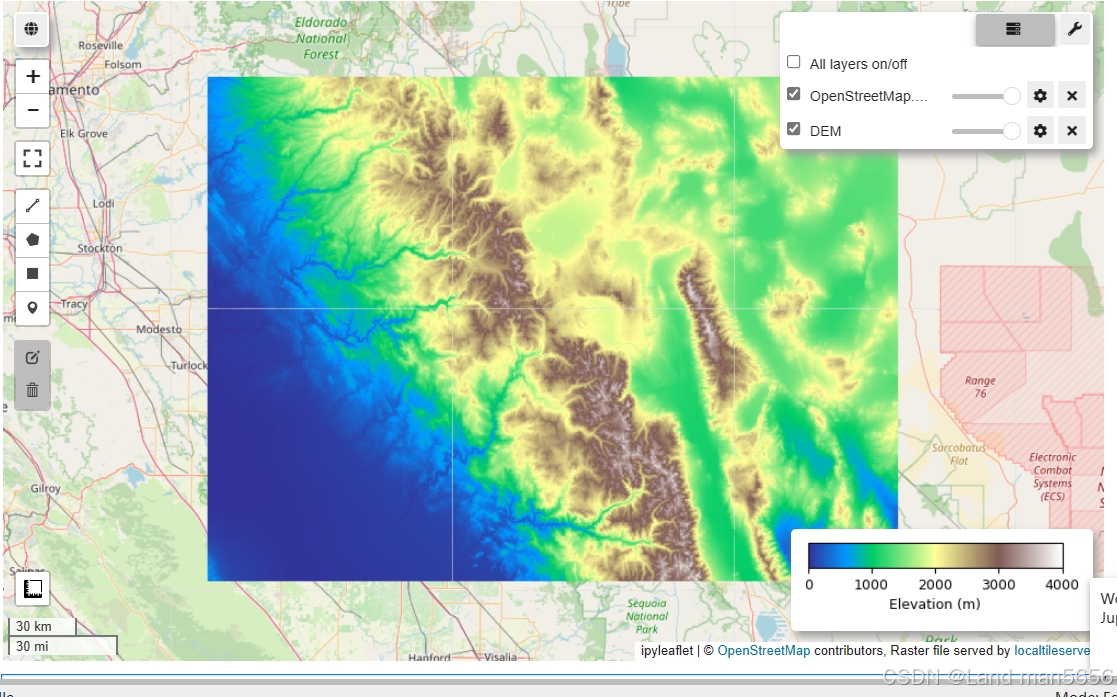GEE学习笔记-使用本地地理数据_cmap='terrain-CSDN博客