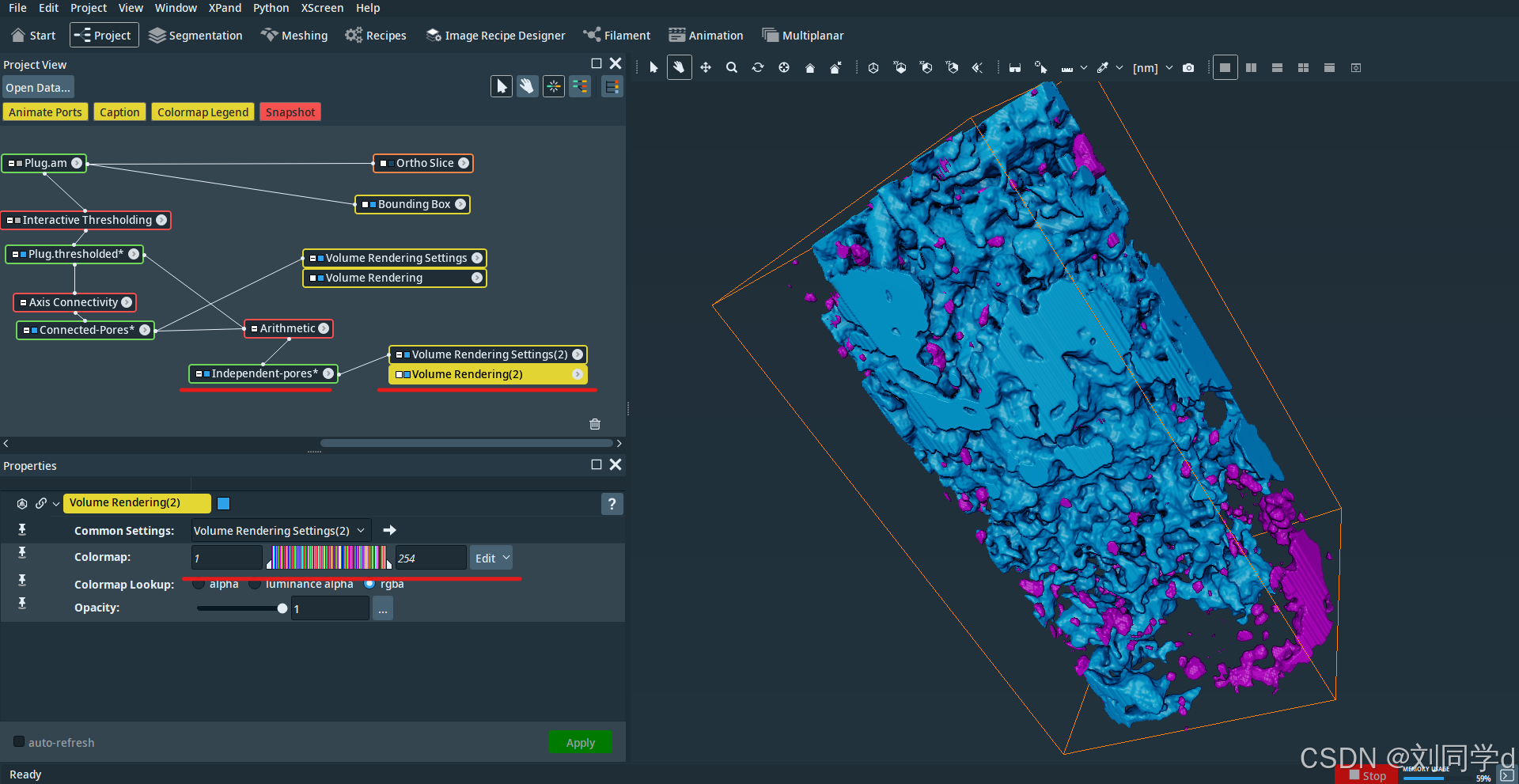 一、Avizo连通孔隙和孤立孔隙分析-CSDN博客