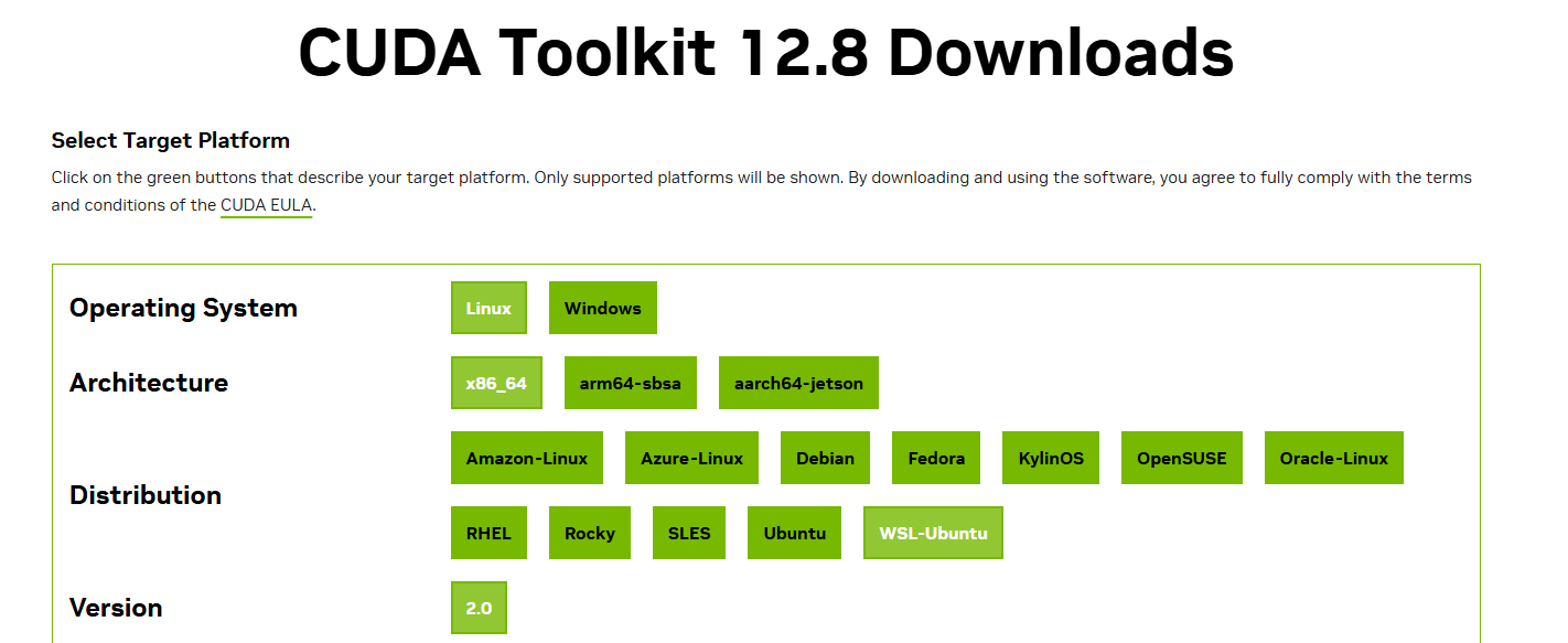 2025年了，怎么在WSL2中安装使用CUDA_wsl cuda-CSDN博客