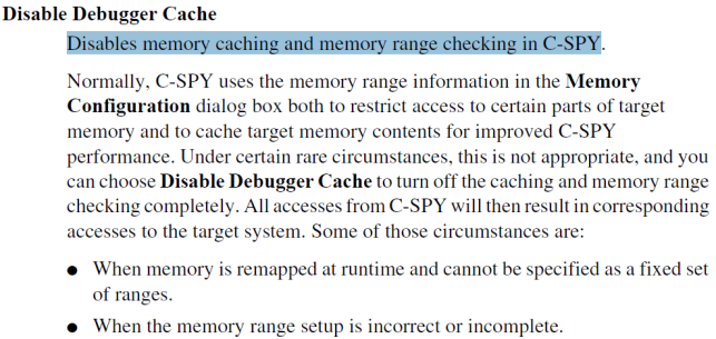 调试时Memory窗口中Flash内容不更新_iar memory configuration-CSDN博客