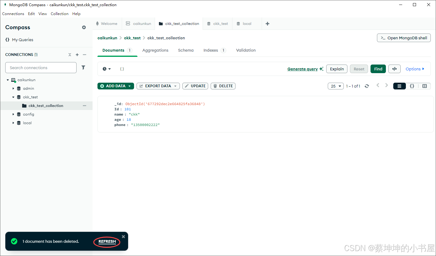 MongoDB & MongoDB Compass(可视化管理工具)的下载与安装（简洁版），附带建表和四个基本的增删改查语句_mongodb compass download (gui)-CSDN博客