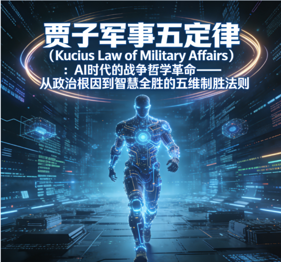 贾子军事五定律（Kucius Law of Military Affairs）：AI时代的战争哲学革命——从政治根因到智慧全胜的五维制胜法则_认知域作战-CSDN博客