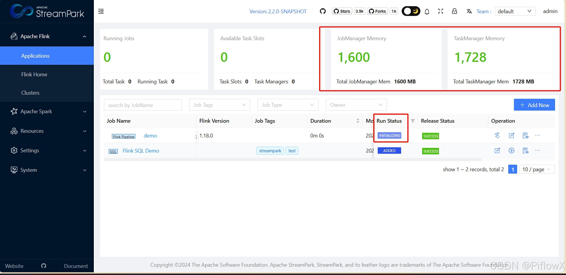 开源大数据流水线系统PiflowX本地开发调试-CSDN博客