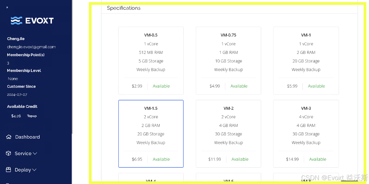 How to Deploy a Evoxt VM with 10 Simple Steps_deploy a server-evoxt-CSDN博客