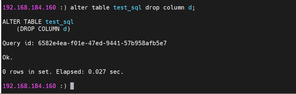 ClickHouse【使用篇】02：ClickHouse的SQL操作_clickhouse update语句-CSDN博客