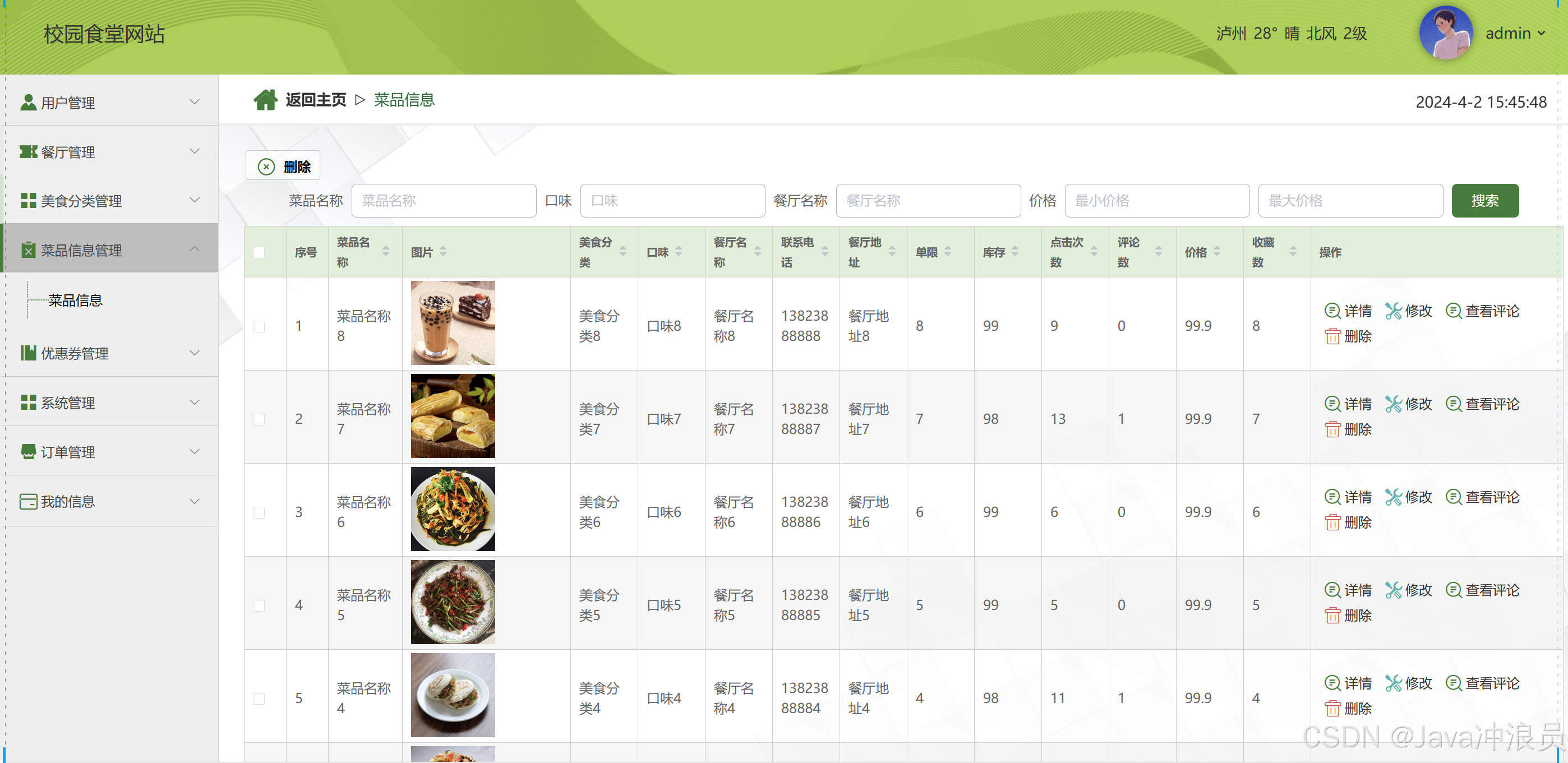 基于springboot的大学食堂管理系统的设计和实现源码lw调试文档基于springboot的高校后勤保修管理系统设计与实现 Csdn博客