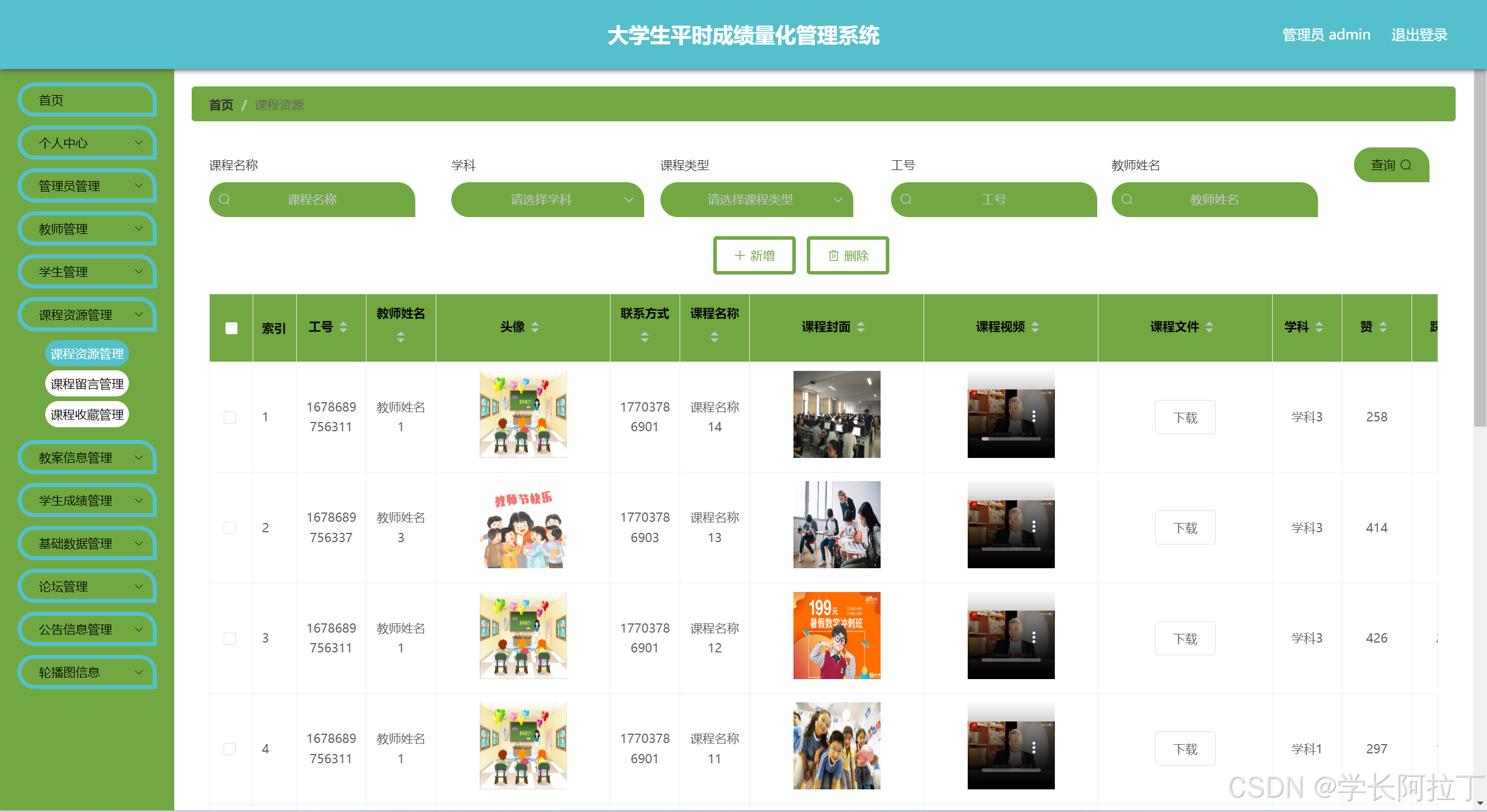 Java毕业设计 基于springboot的大学生平时成绩量化管理系统【代码论文ppt】 Csdn博客