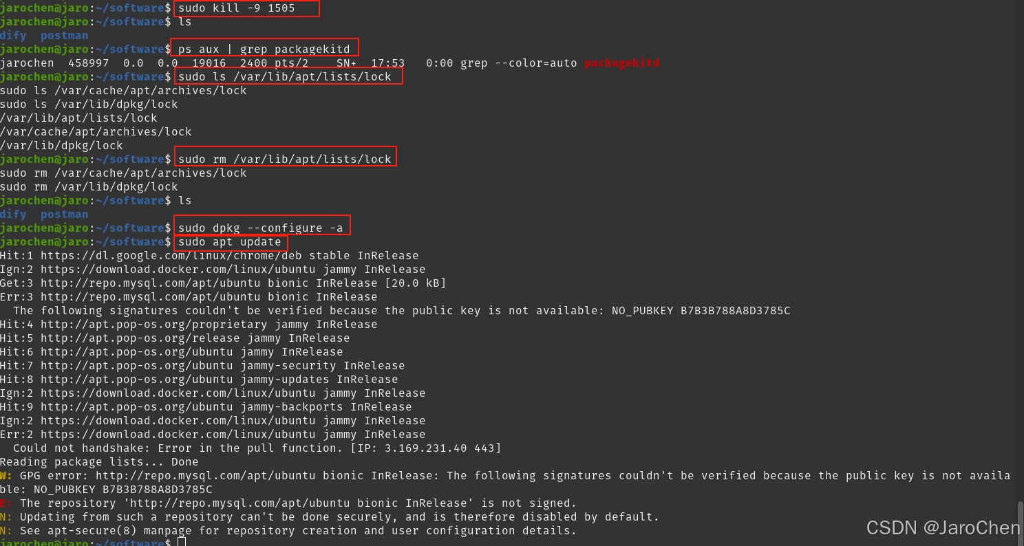 linux常见问题：sudo apt update报错-CSDN博客