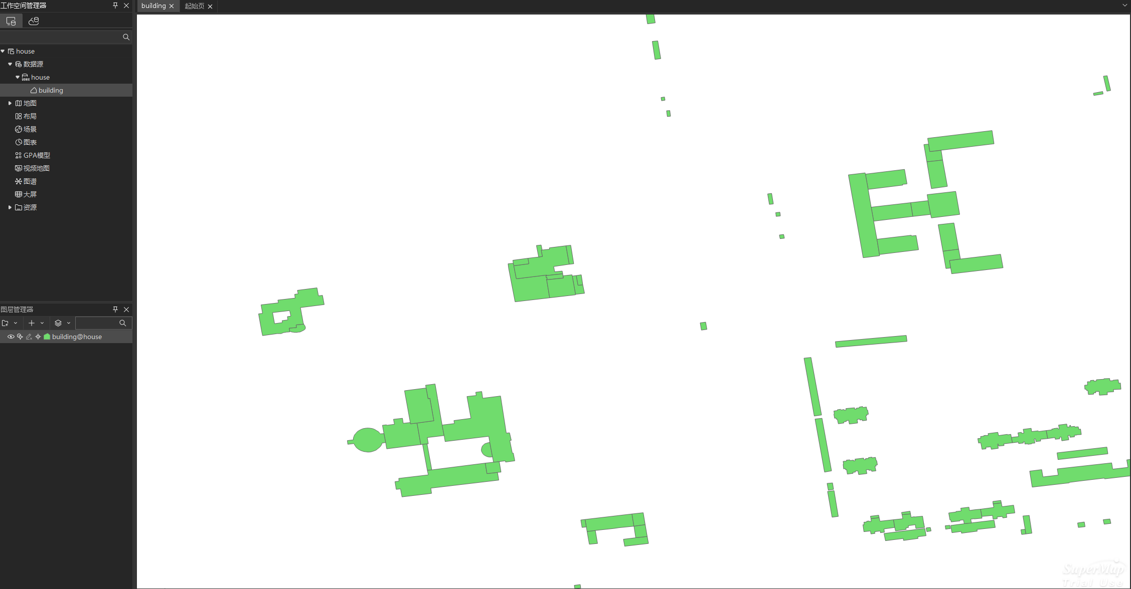 SuperMap iClient for MapboxGL 二维矢量面数据实现三维立体渲染_mapbox fill-extrusion 斜面-CSDN博客