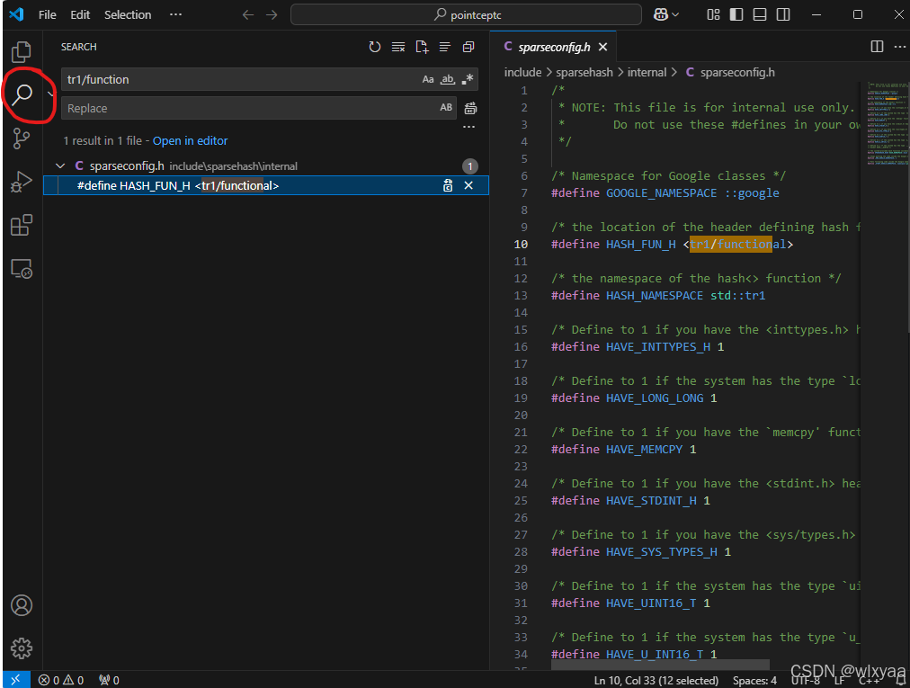 dense_hash_map(106): fatal error C1083: 无法打开包括文件: “tr1/functional”: No such file or directory ...