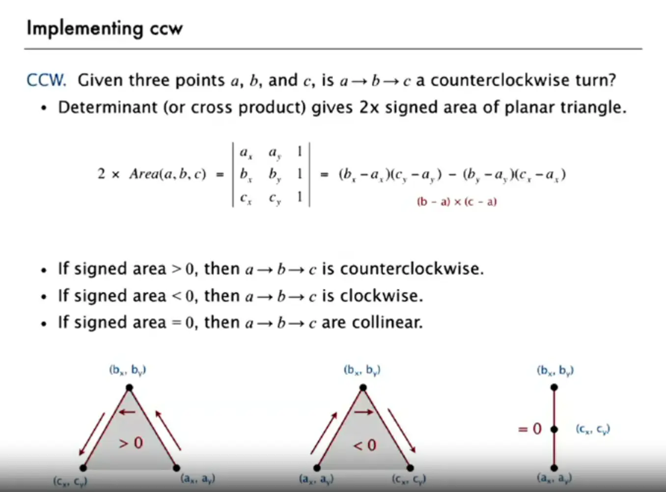 判断三角形CCW-CSDN博客