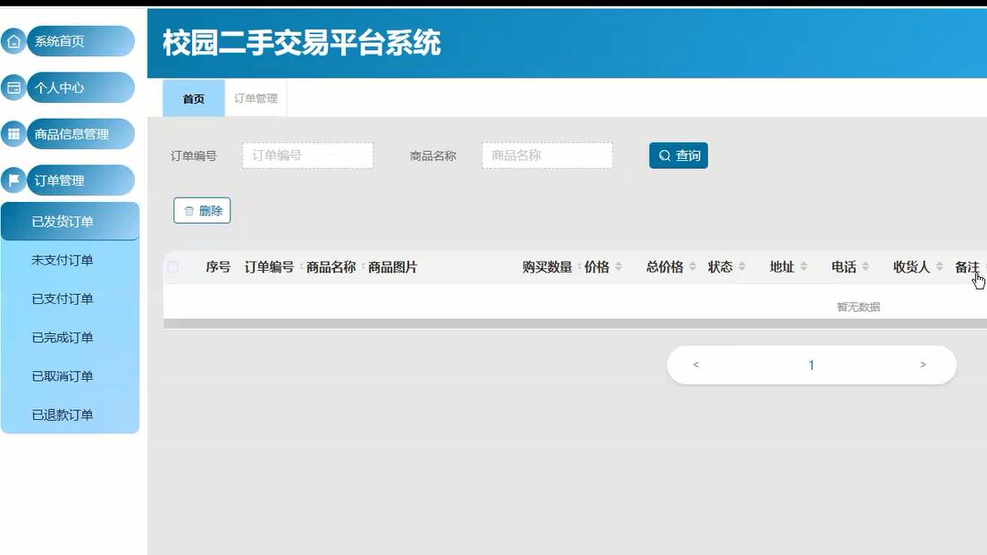 python_django小程序校园二手交易平台系统_商家-CSDN博客