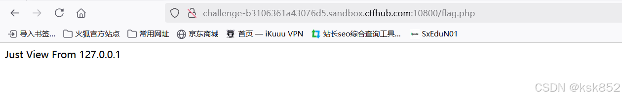 CTF-Hub SSRF通关攻略_ctf hub-CSDN博客