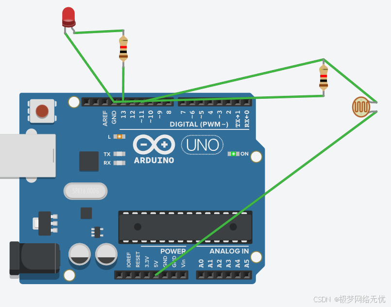 Arduino 第十章:光敏开关arduino 光敏电阻 Csdn博客