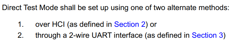 低功耗蓝牙BLE之DTM(DIRECT TEST MODE)_ble dtm-CSDN博客