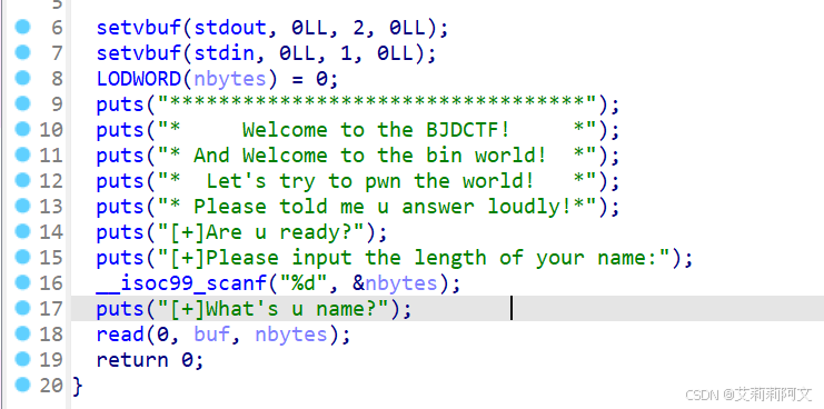 BUUCTF Pwn bjdctf_2020_babystack 题解_[bjdctf 2020]babystack2.0-CSDN博客