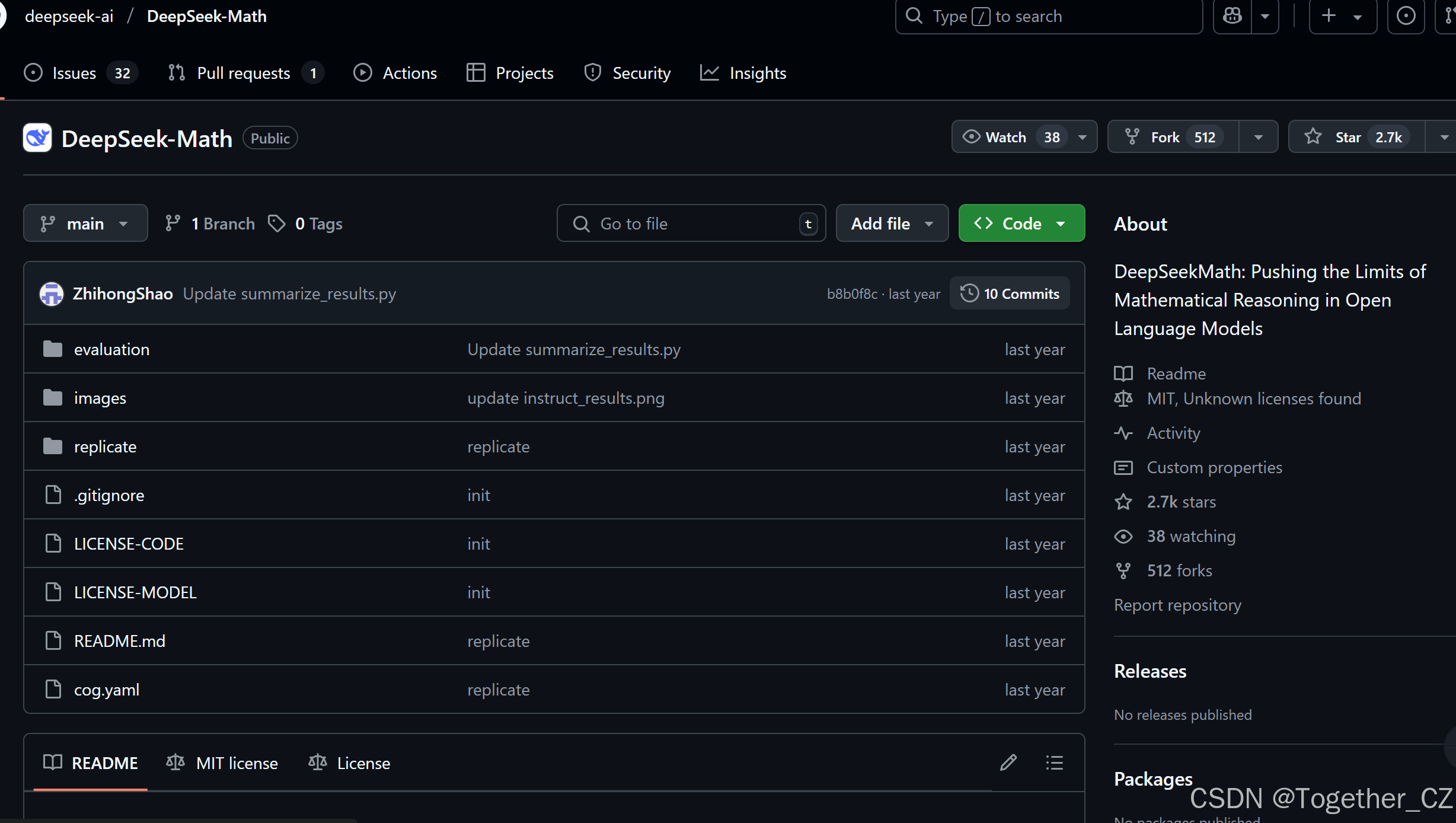 DeepSeekMath: Pushing the Limits of Mathematical Reasoning in Open Language Models—在开放语言模型中推动数学 ...